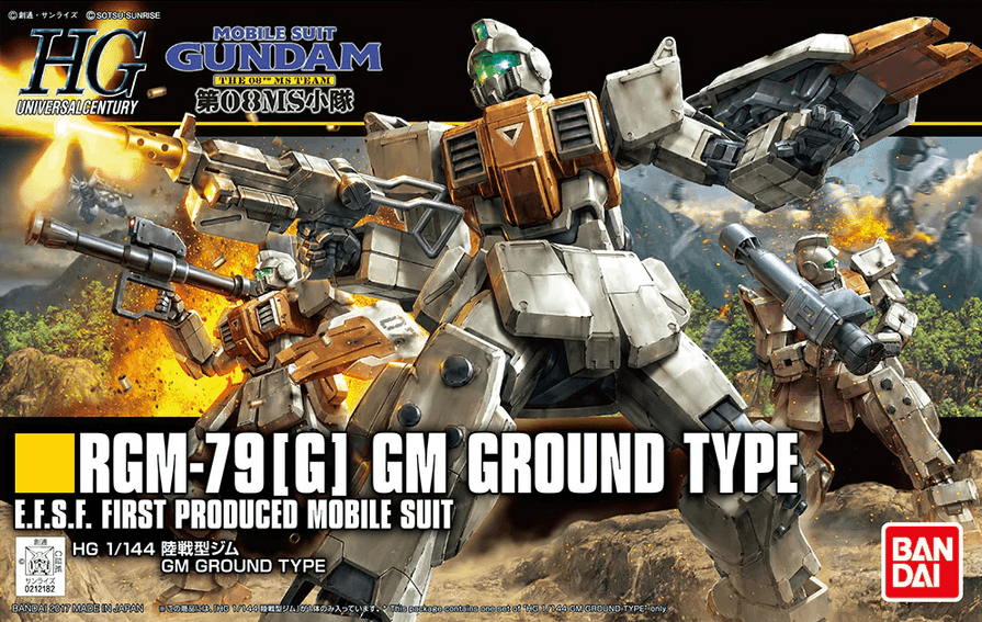 Bandai Gundam High Grade (HG) 1/144 RGM-79 (G) GM Ground Type ...