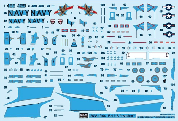 Academy 1/144 Boeing P-8A Poseidon - Wonderland Models | AC12635 | £25.99