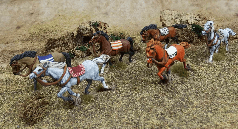 Wargames Atlantic 28mm General Accoutrements - Light Horses ...