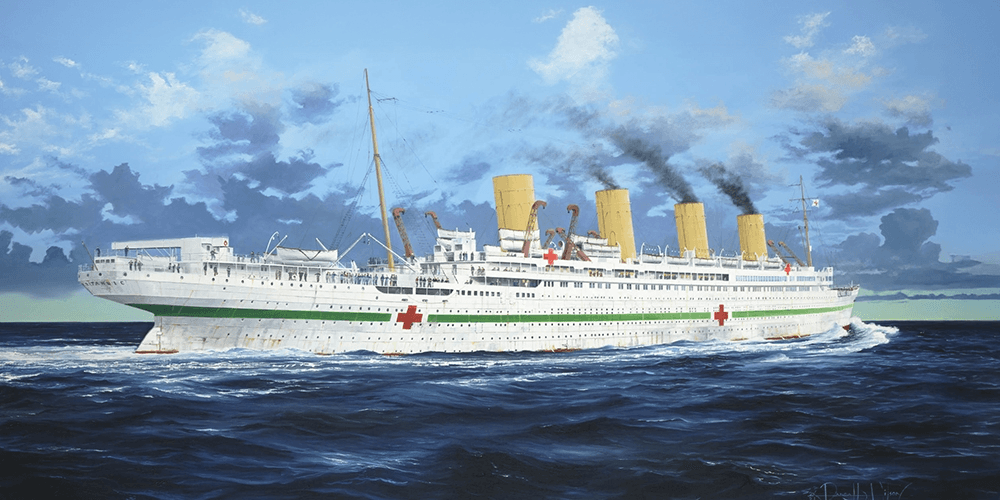 Trumpeter 1/200 HMHS Britannic - WWI Hospital Ship - Wonderland Models ...