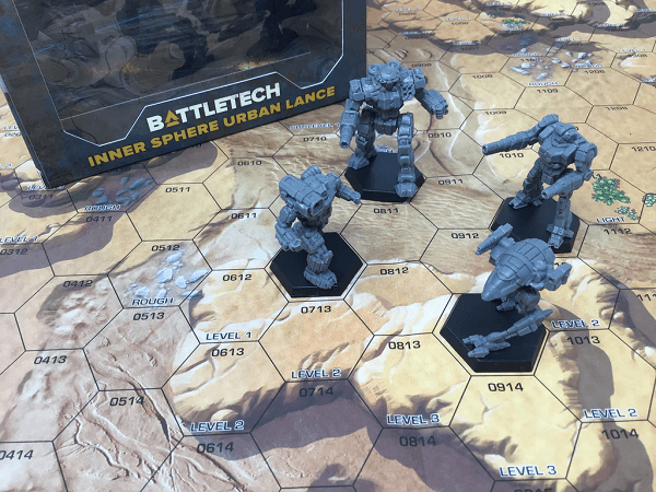Catalyst Game Labs Battletech Force Pack - Inner Sphere Urban Lance ...