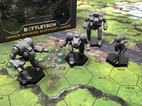 Catalyst Game Labs Battletech Force Pack - Inner Sphere Support Lance ...