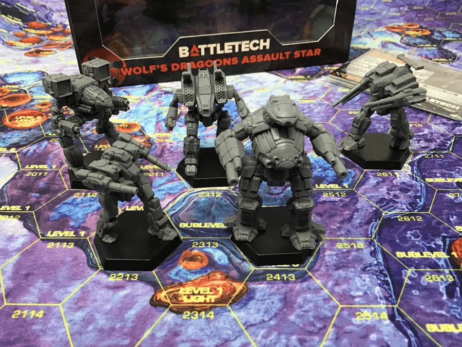 Catalyst Game Labs Battletech Force Pack - Clan Wolf's Dragoons ...