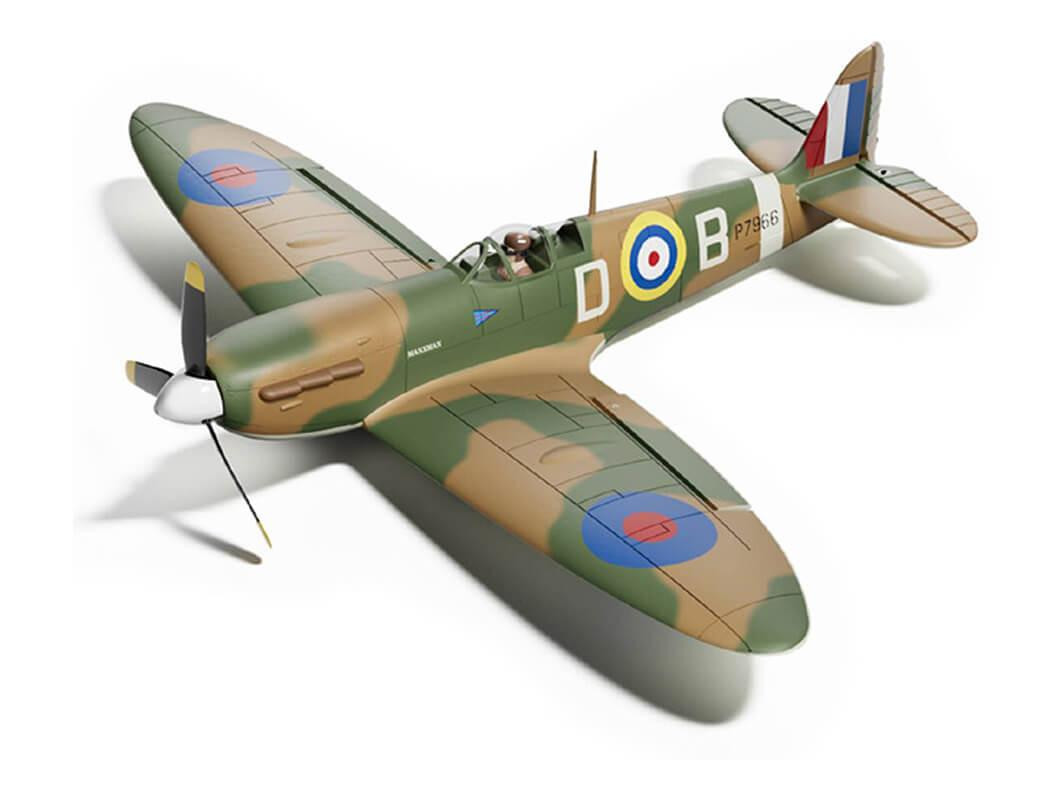 Volantex Spitfire MKII 4CH 500MM Brushless With Gyro RTF RC Plane ...