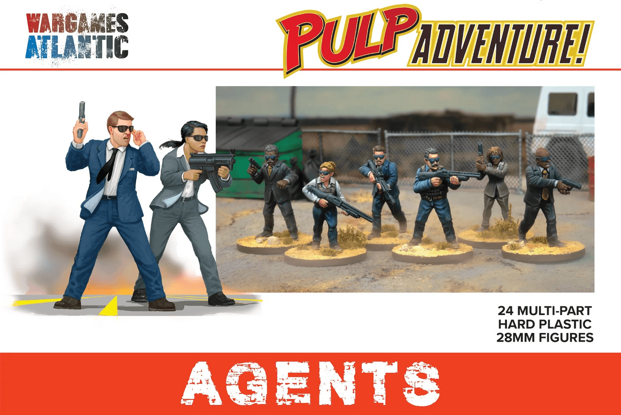 Wargames Atlantic 28mm Pulp Adventure - Agents - Wonderland Models ...