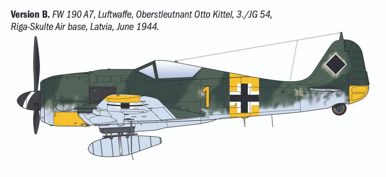 Italeri 1/72 Focke-Wulf Fw 190 A-8/F (WWII Aces) - Wonderland Models ...