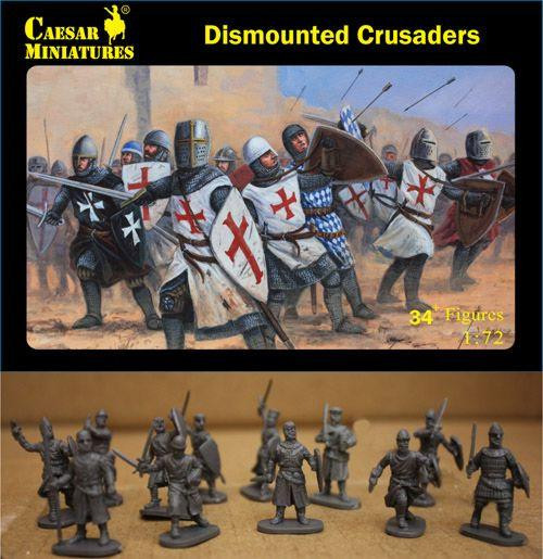 Caesar Miniatures 1/72 Dismounted Crusaders - Wonderland Models ...