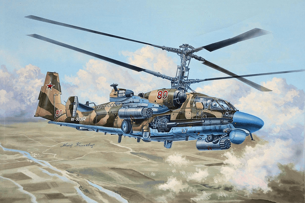 Trumpeter 1/35 Kamov Ka-52 Alligator Hokum-B - Wonderland Models ...