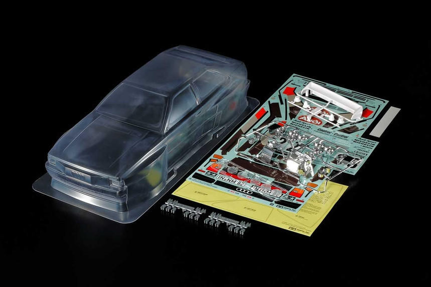Tamiya 1/10 Audi Quattro Rallye A2 Body Set - Wonderland Models ...