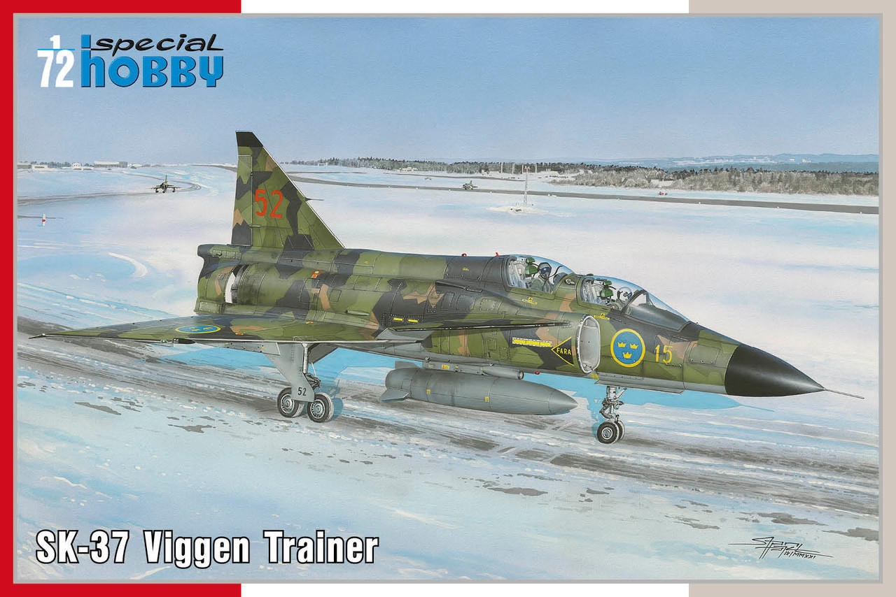 Special Hobby 1/72 Saab SK-37 Viggen two-seat trainer Model Kit ...