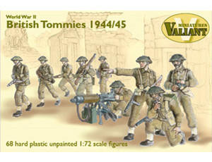 Valiant Miniatures 1/72 WWII British Tommies 1944-45 - Wonderland ...