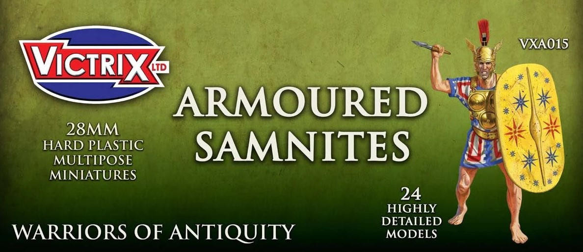 Victrix 28mm Ancient Armoured Samnites - Wonderland Models | VXA015 | £ ...
