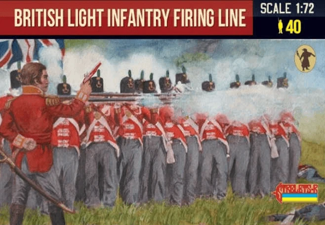Strelets 1/72 Napoleonic British Light Infantry Firing Line ...