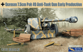 Gecko Models 1/16 7.5cm Pak 40 ATG Early Production - Wonderland Models ...