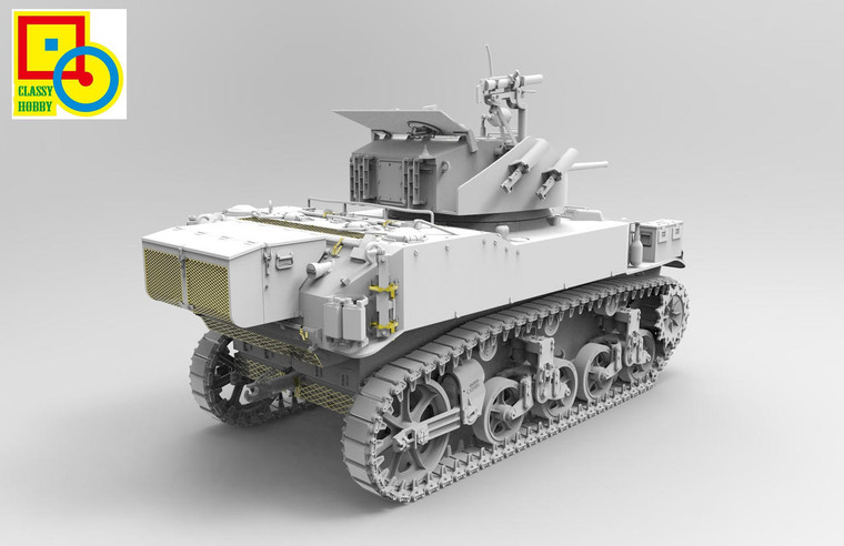 Classy Hobby 1/16 M5A1 Stuart VI British Army - Wonderland Models | MC16010 | £119.99