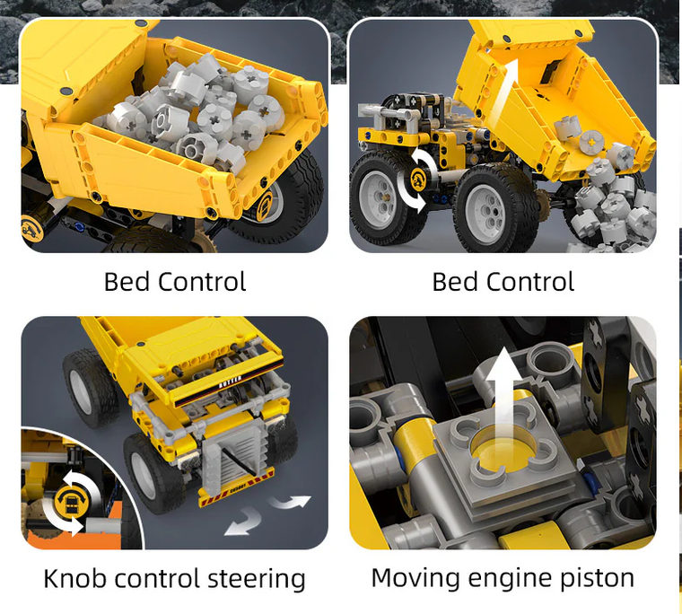 CaDA Heavy Duty Tipper Truck - Wonderland Models | C65001W | £19.99