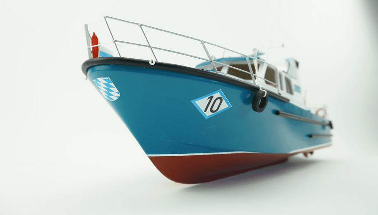 Billings Models 1/20 WSP10 Passau Police Patrol Boat Wooden Ship Kit ...