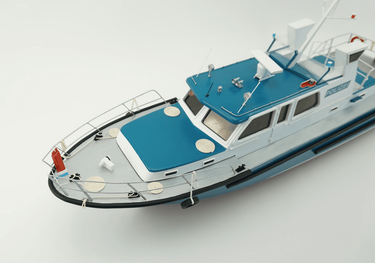 Billings Models 1/20 WSP10 Passau Police Patrol Boat Wooden Ship Kit ...