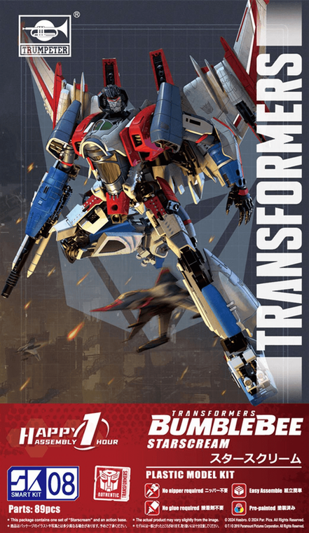 Trumpeter SK08 Transformers Starscream Smart Kit - Wonderland Models ...