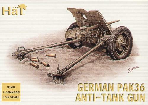 Hat Industrie 1/72 German (WWII) Pak-36 37mm anti tank gun - Wonderland ...
