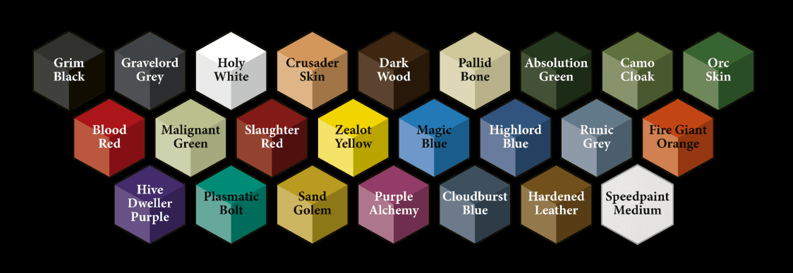 Army Painter Colour Charts | Army Painter Downloads | Wonderland Models