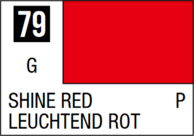 Mr Hobby Mr Colour 10ml 079 Shine Red Gloss Acrylic Paint - Wonderland ...