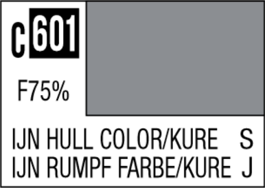 Mr Hobby Mr Colour 10ml 601 IJN Hull Colour Kure Semi Gloss Acrylic ...