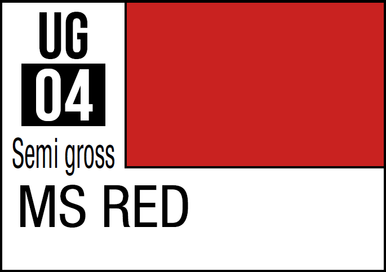 Mr Hobby Mr Colour Gundam 10ml 04 MS Red Semi Gloss Acrylic Paint ...