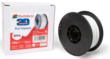 Humbrol PLA Filament 1.75mm 250g White - Wonderland Models | AG9173 | £7.99