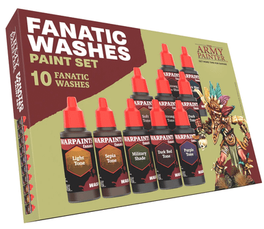 Army Painter Warpaints Fanatic 8068 Washes Paint Set - Wonderland ...