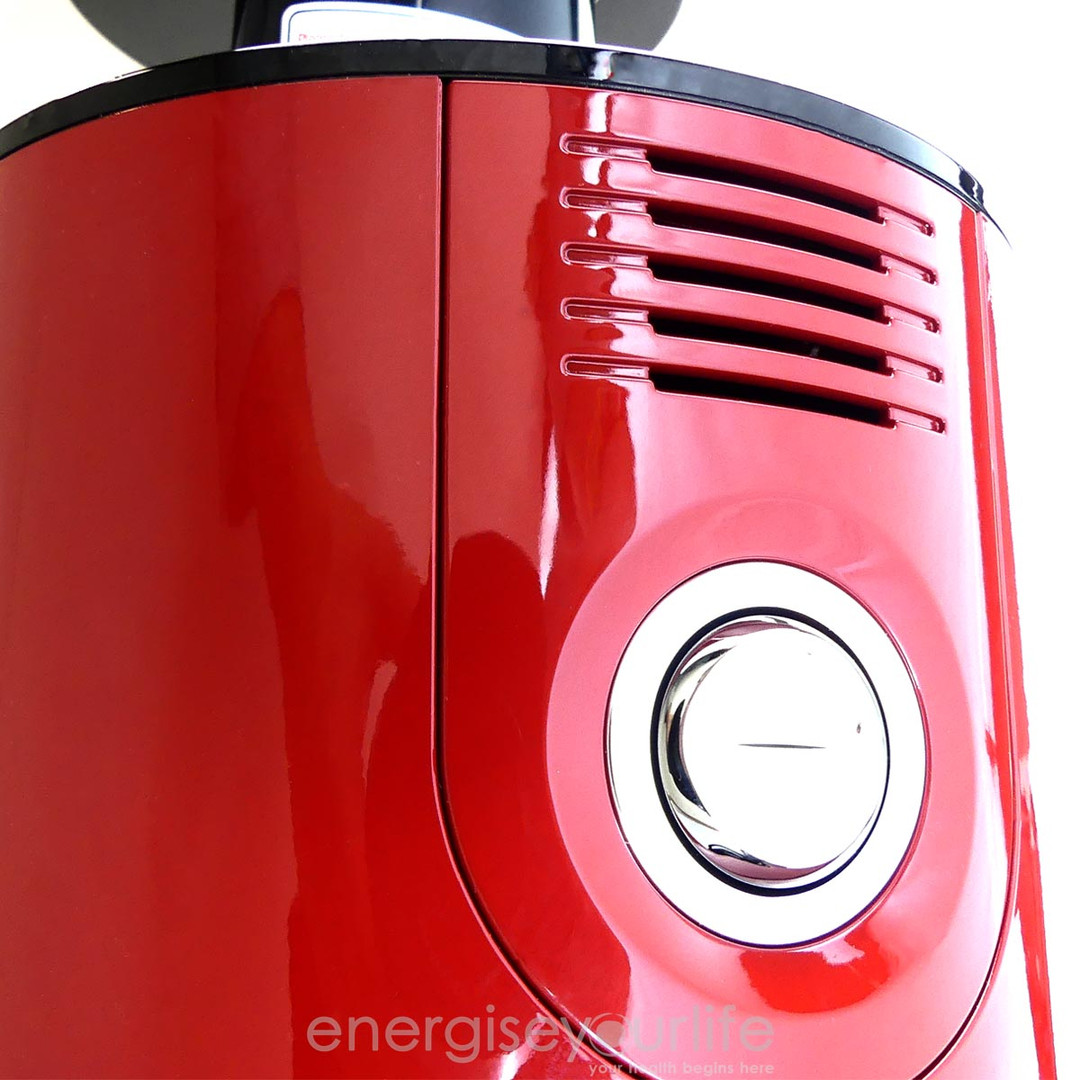 Omega VSJ843RR Slow Juicer in Red | Energise Your Life