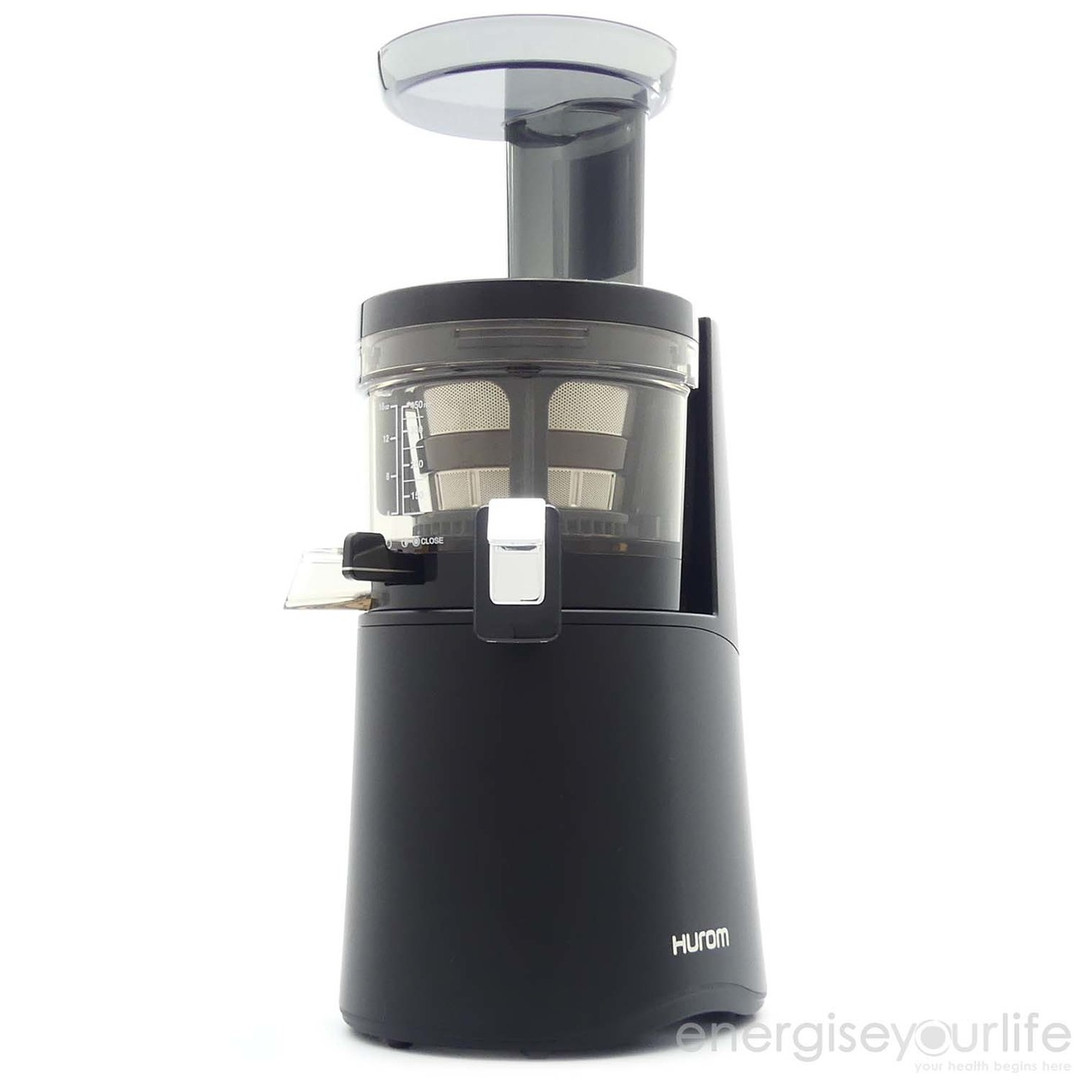 Hurom H-AA Alpha Vertical Slow Juicer in Black | Energise Your Life