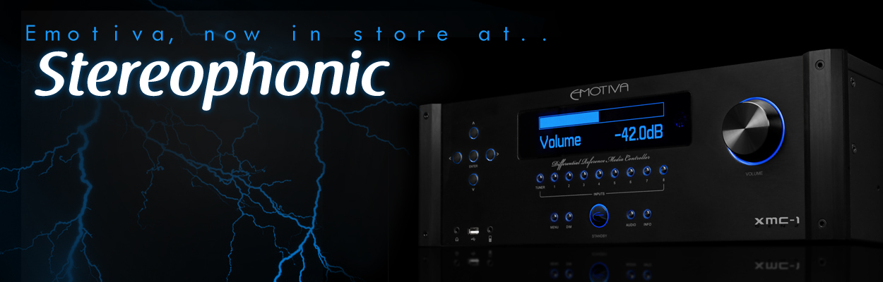 Emotiva is now in Australia at Stereophonic! - Stereophonic HiFi Store ...