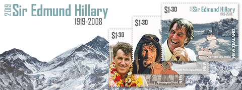 2019 Sir Edmund Hillary 1919-2008 - NZ Post Collectables