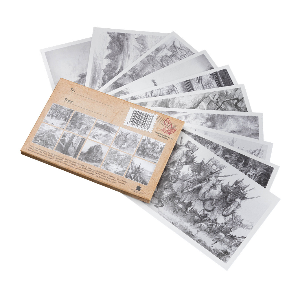 Wētā Collectables Concept Art by Alan Lee Postcard Set of 10