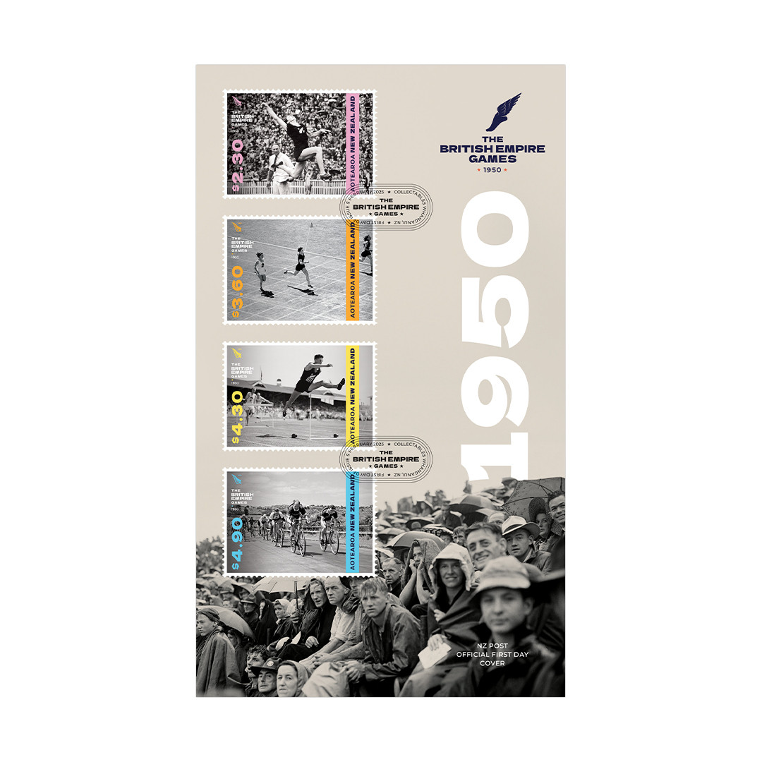 The British Empire Games 1950 First Day Cover - NZ Post Collectables