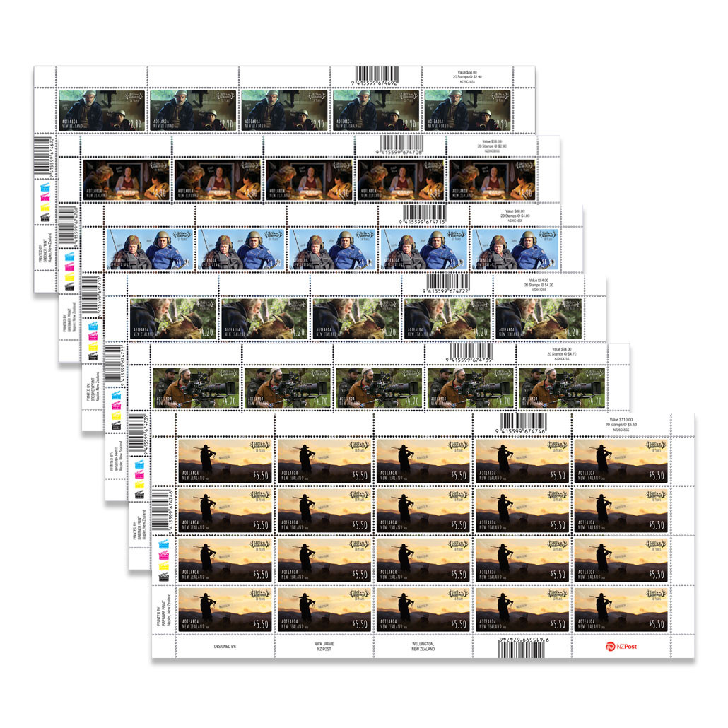 Hunt for the Wilderpeople Set of Stamp Sheets - NZ Post Collectables