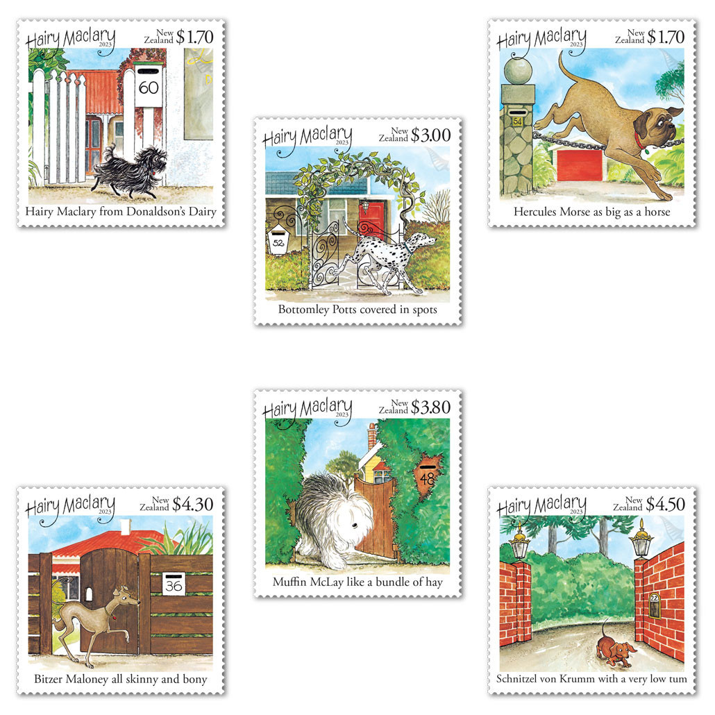 2023 Hairy Maclary from Donaldson's Dairy Limited Edition - NZ Post ...