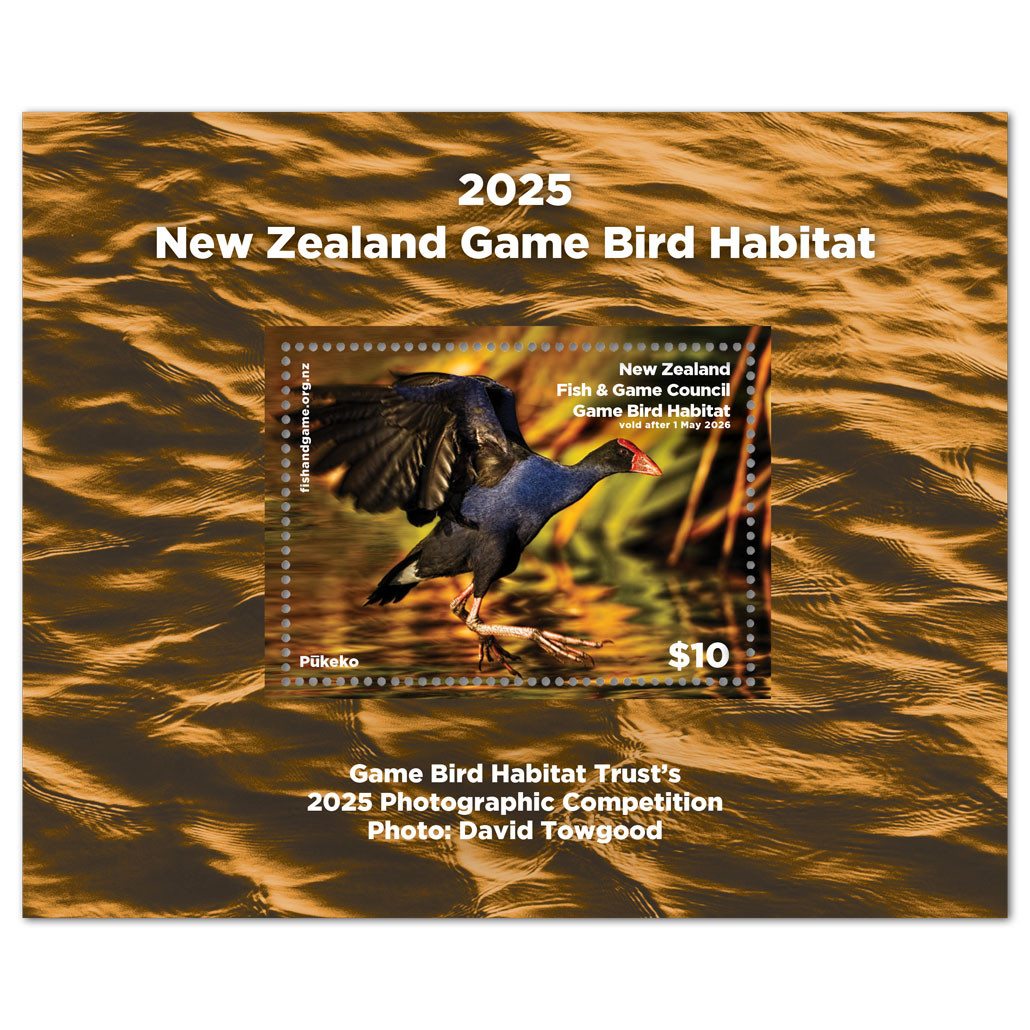 2025 Game Bird Habitat Miniature Sheet - NZ Post Collectables
