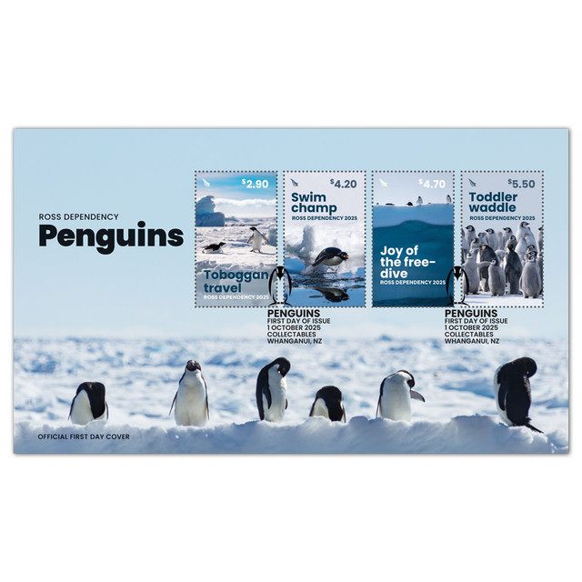 Ross Dependency Penguins First Day Cover - NZ Post Collectables