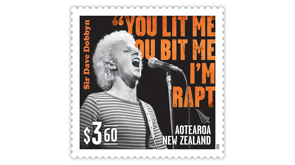 NZ post celebrates music legend Sir Dave Dobbyn with commemorative ...