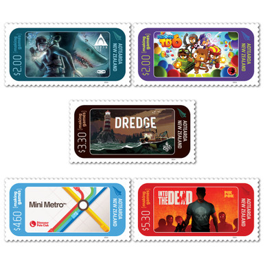 2024 Making Games - A Developing Industry Set of Mint Stamps - NZ Post ...