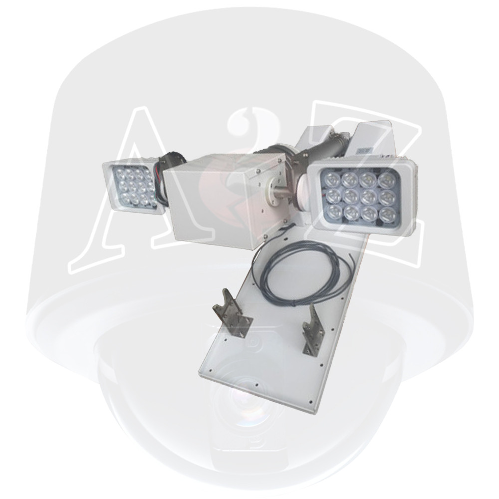 A2Z RLS Roof Mount Tilting Pneumatic Mast Lighting Tower Systems