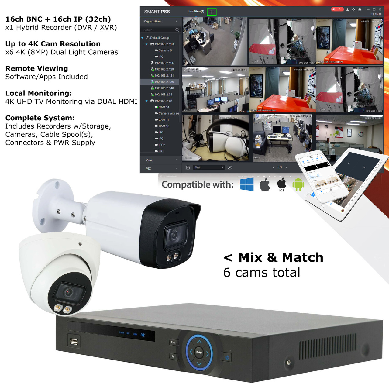 CCTV Security Camera Systems Video Surveillance System