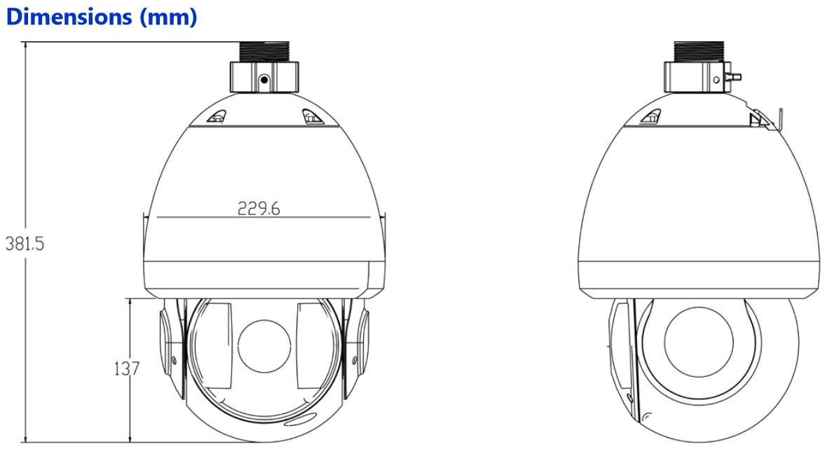 A2Z AZ-P20Z20IR Outdoor 20x HD 1080P Infrared PTZ IP Camera