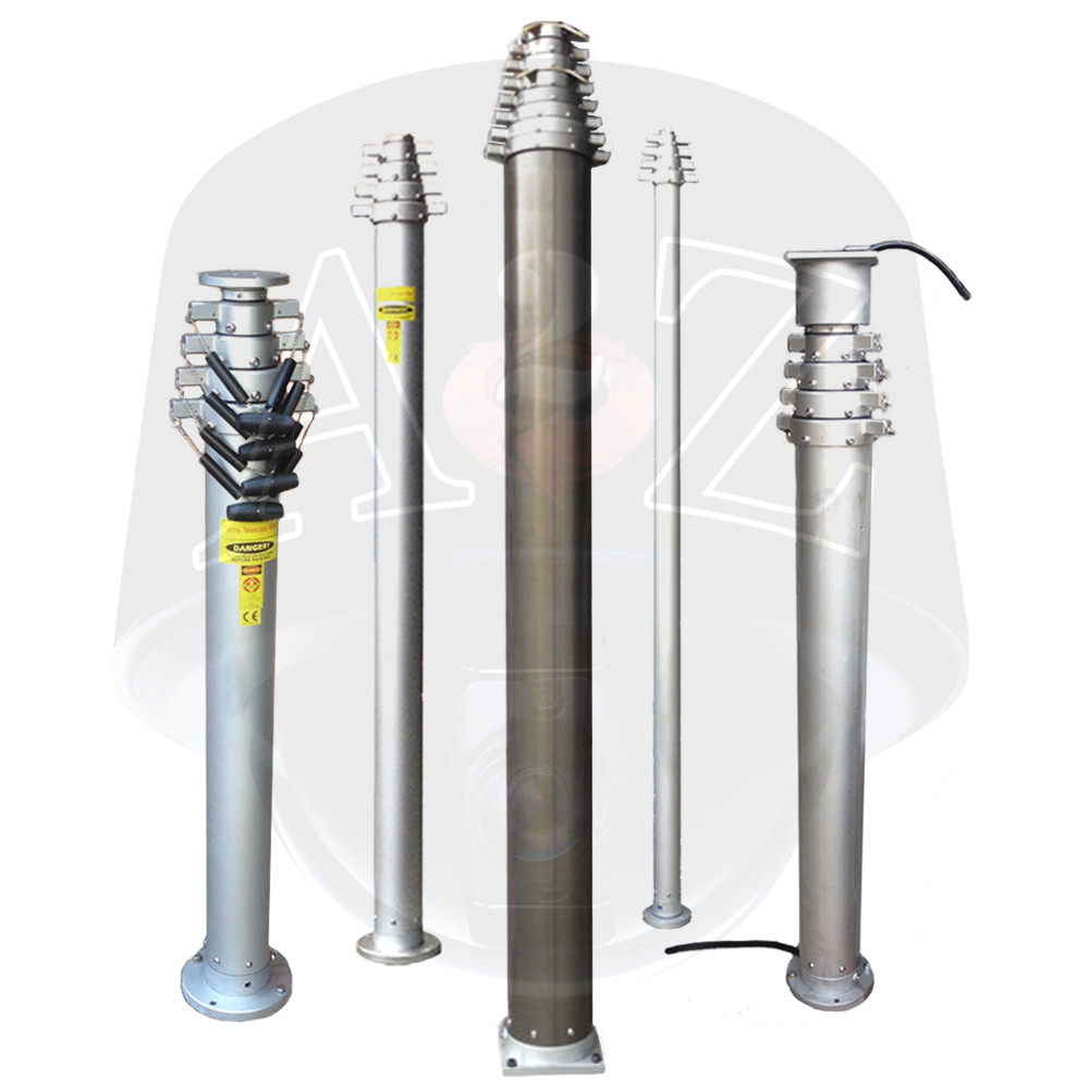A2Z WM & AWM Mechanical Manual Winch Telescopic Masts
