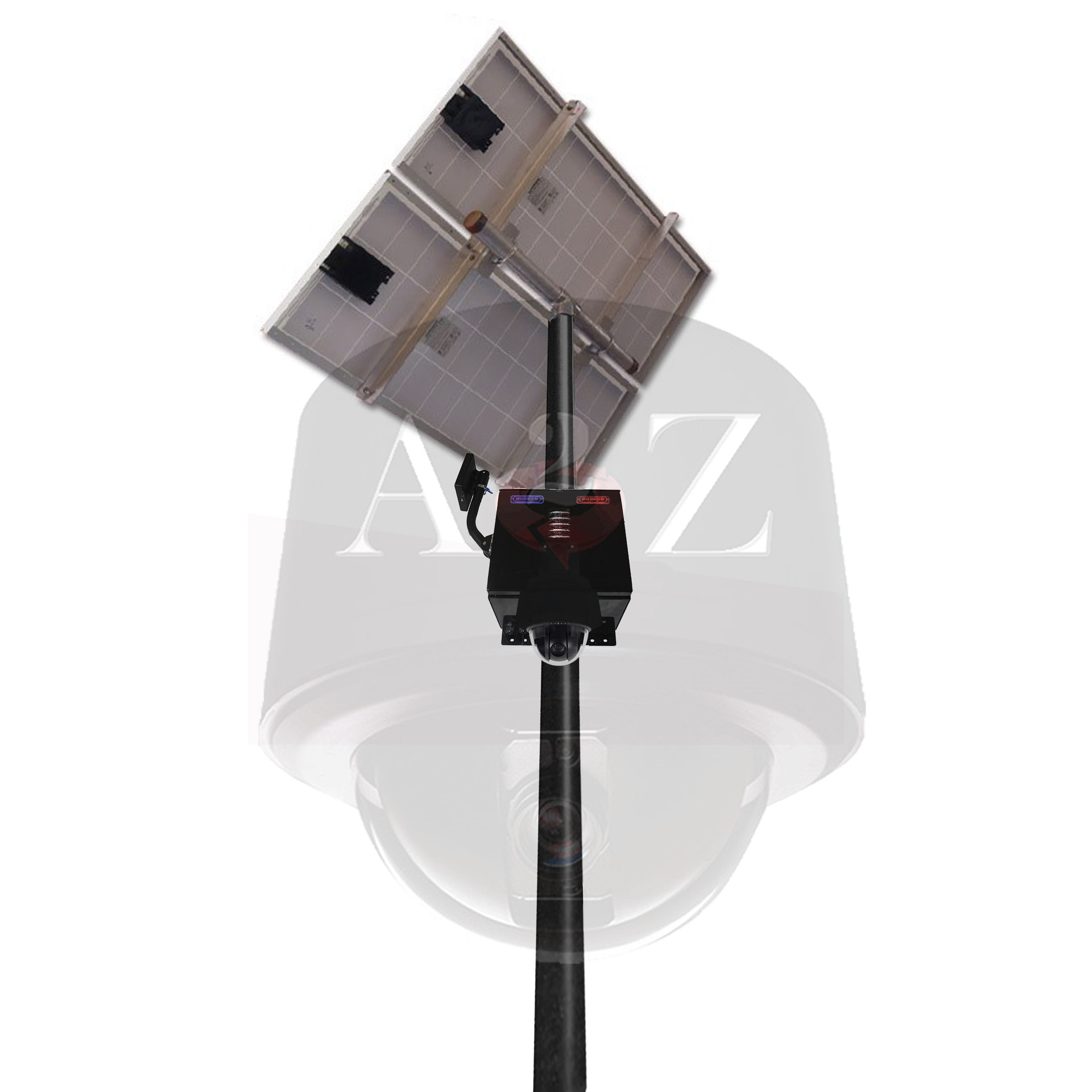 A2Z Solar Wireless License Plate Capture Camera Systems