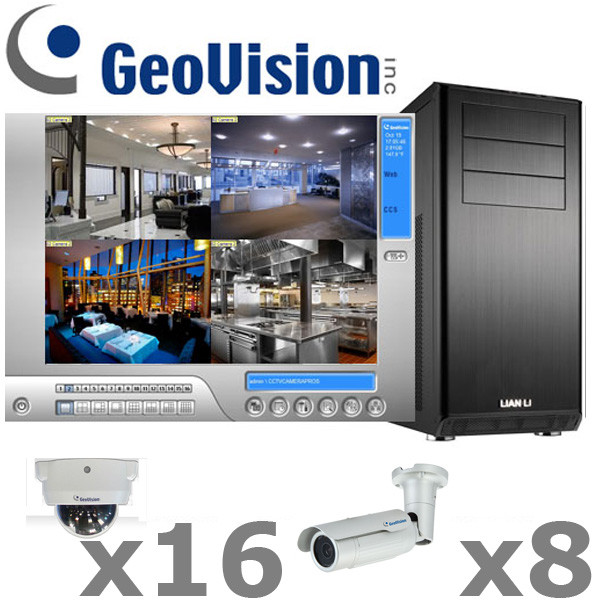 Geovision 32 channel Megapixel HD IP Security Camera System GV15