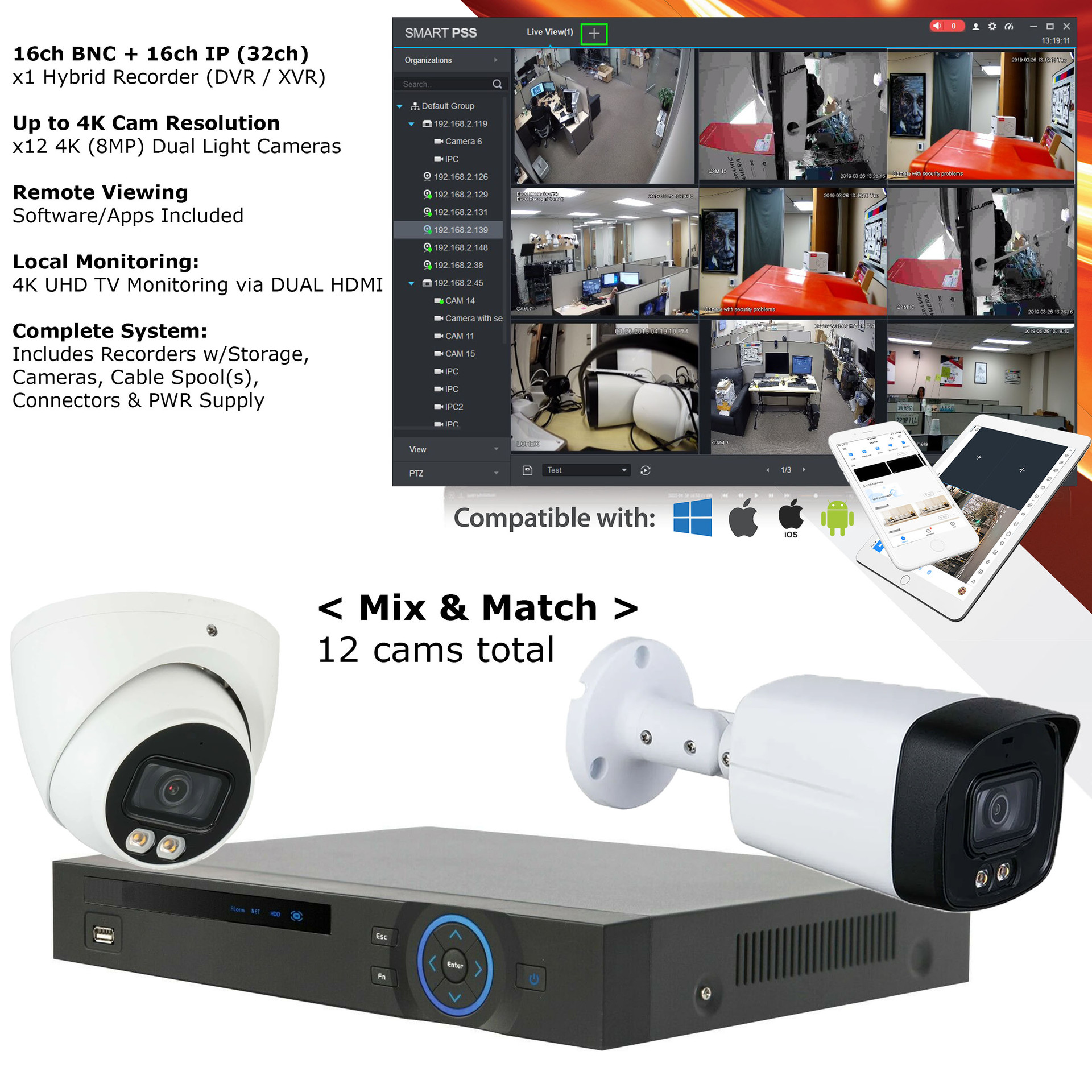 CCTV Security Camera Systems Video Surveillance System