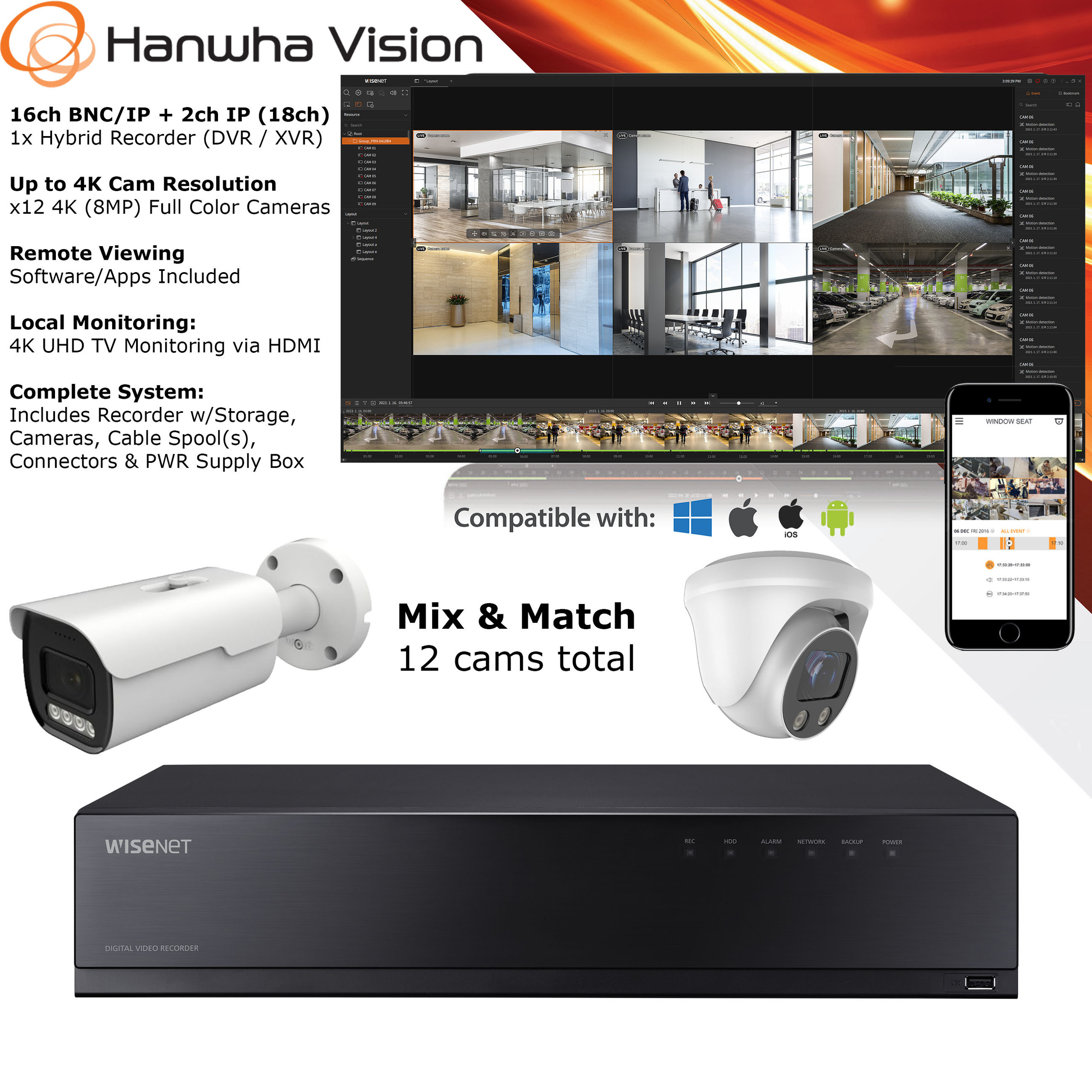 CCTV Security Camera Systems Video Surveillance System